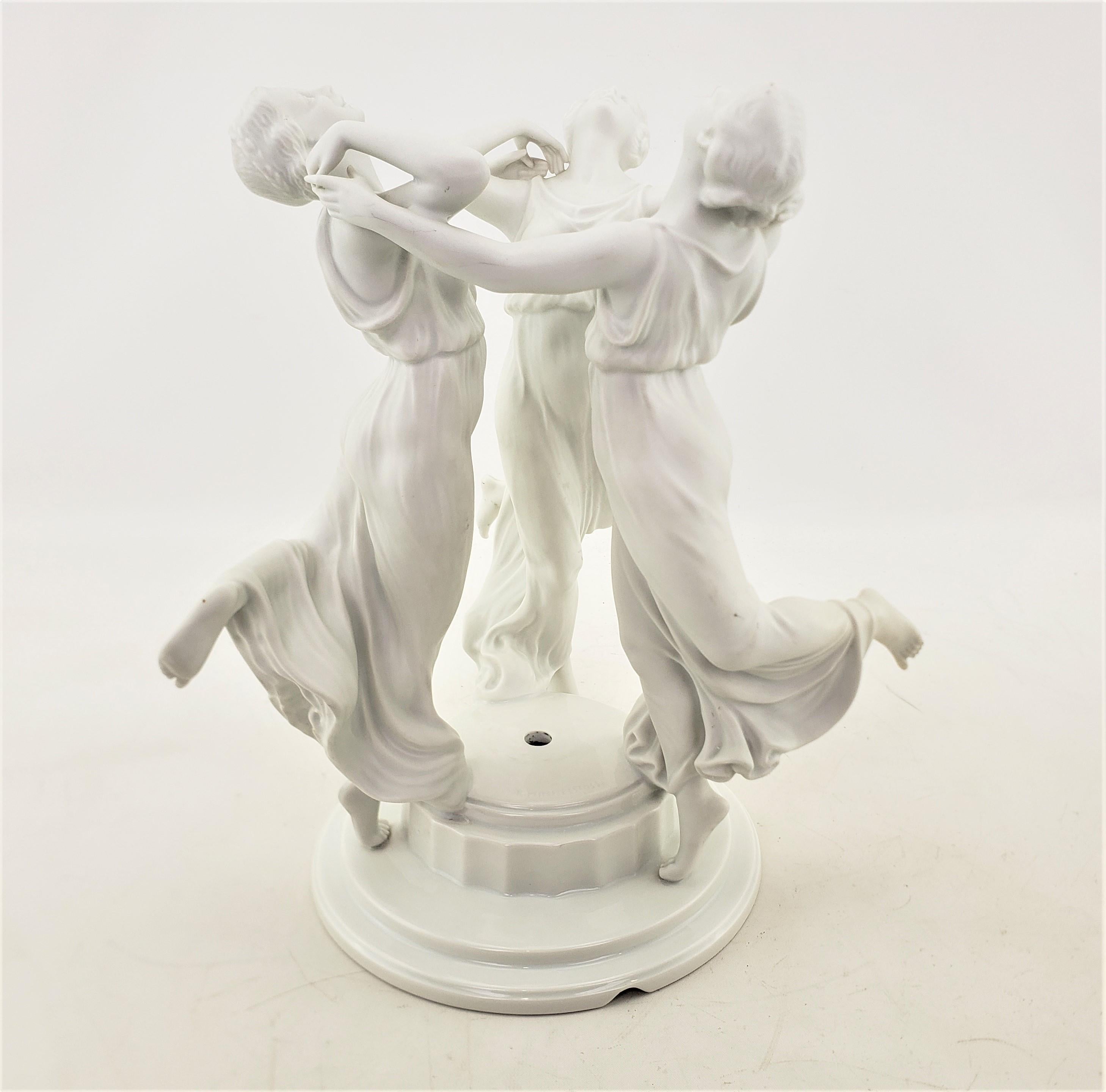 Karl Himmelstoss Antique Rosenthal 'Three Graces' Porcelain Sculptural ...