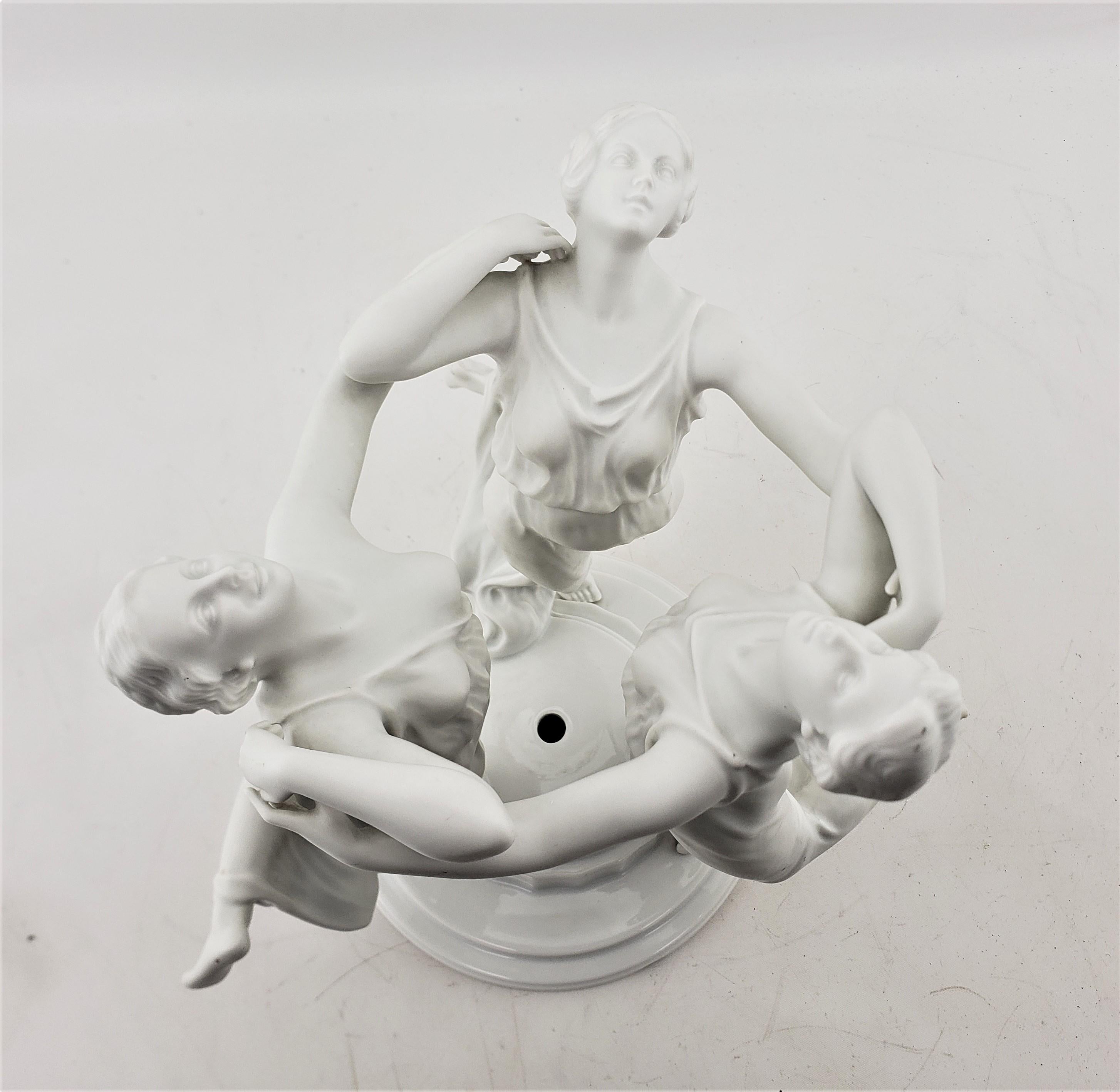 Karl Himmelstoss Antique Rosenthal 'Three Graces' Porcelain Sculptural ...