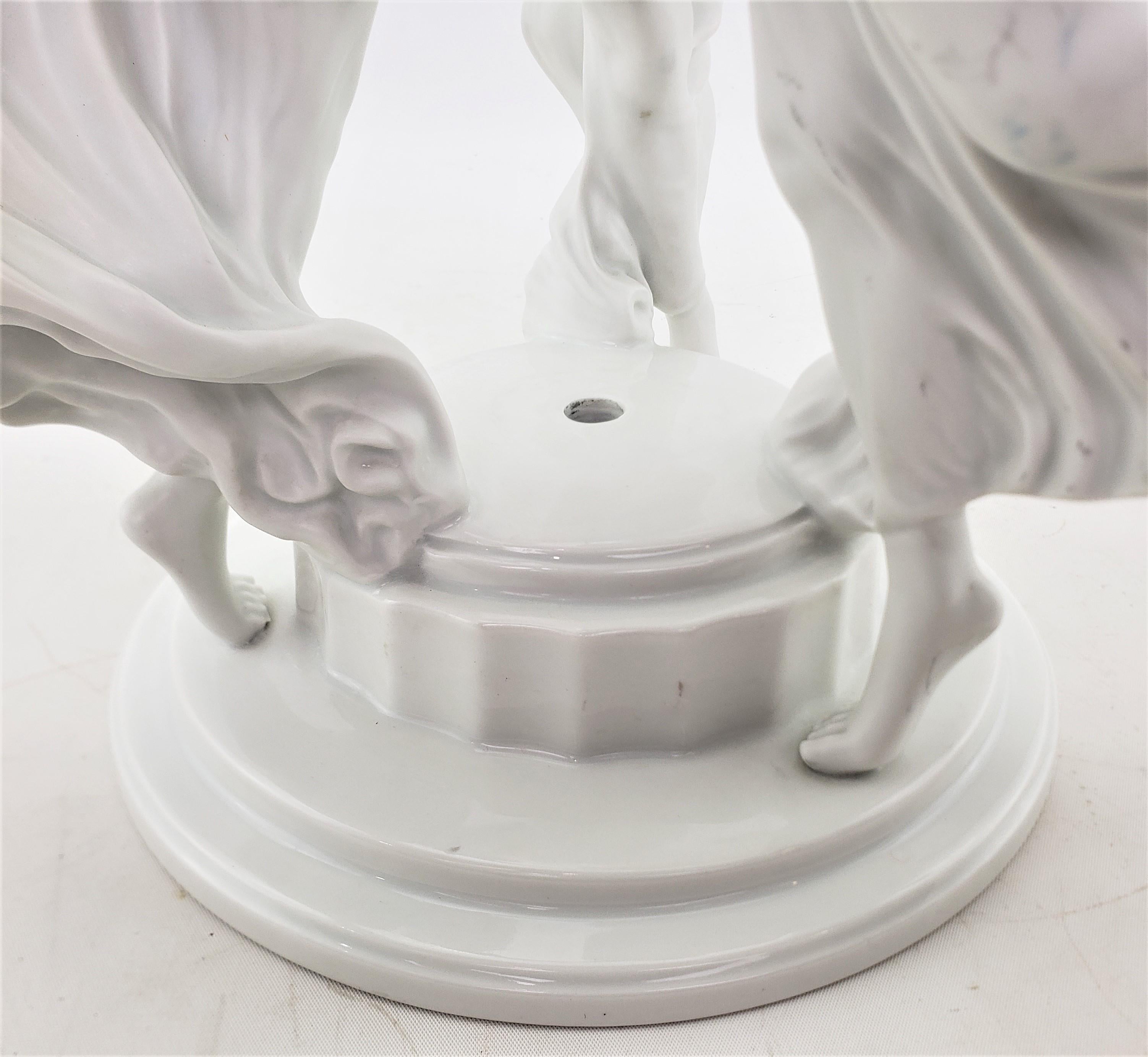 Karl Himmelstoss Antique Rosenthal 'Three Graces' Porcelain Sculptural ...