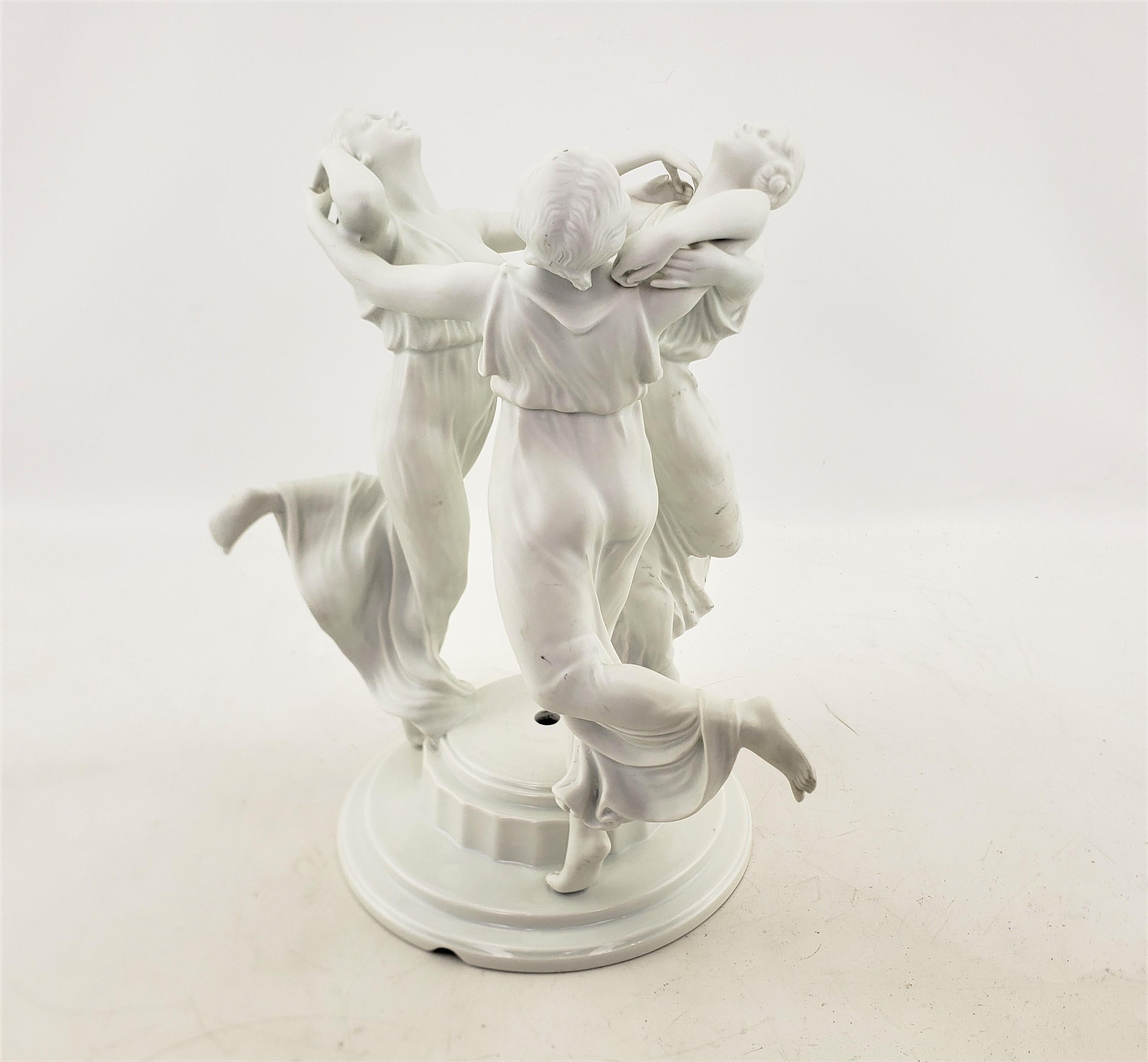 Karl Himmelstoss Antique Rosenthal 'Three Graces' Porcelain Sculptural ...