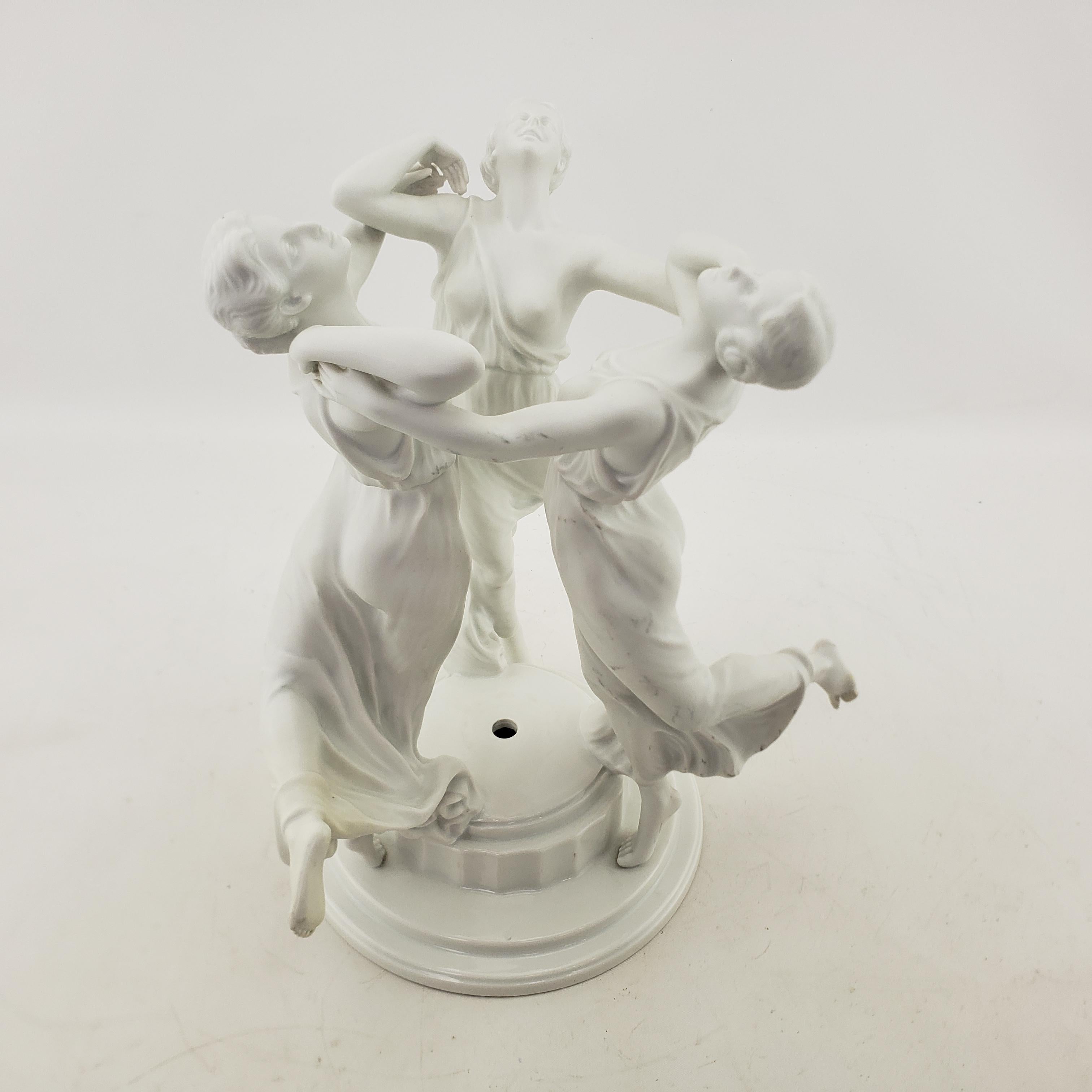 Karl Himmelstoss Antique Rosenthal 'Three Graces' Porcelain Sculptural ...