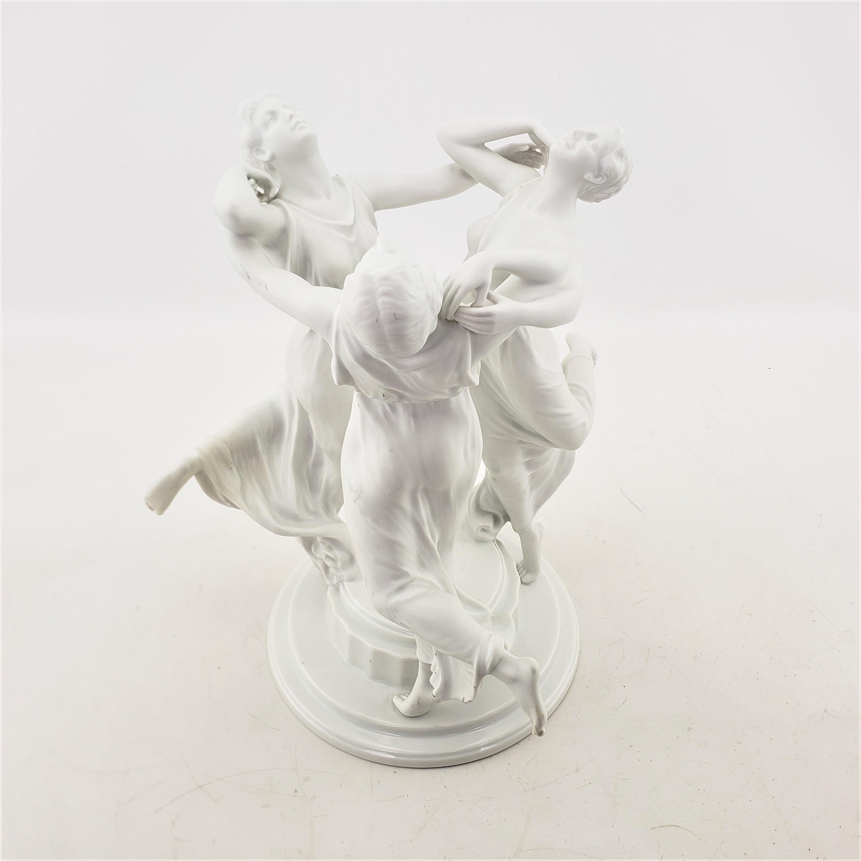 Karl Himmelstoss Antique Rosenthal 'Three Graces' Porcelain Sculptural ...