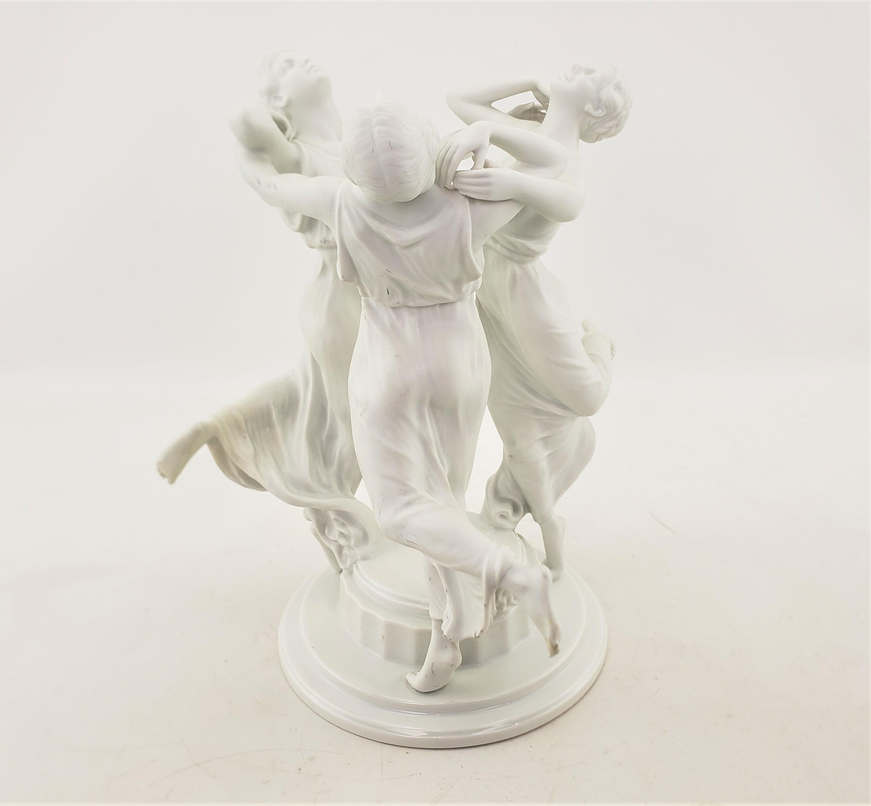 Karl Himmelstoss Antique Rosenthal 'Three Graces' Porcelain Sculptural ...