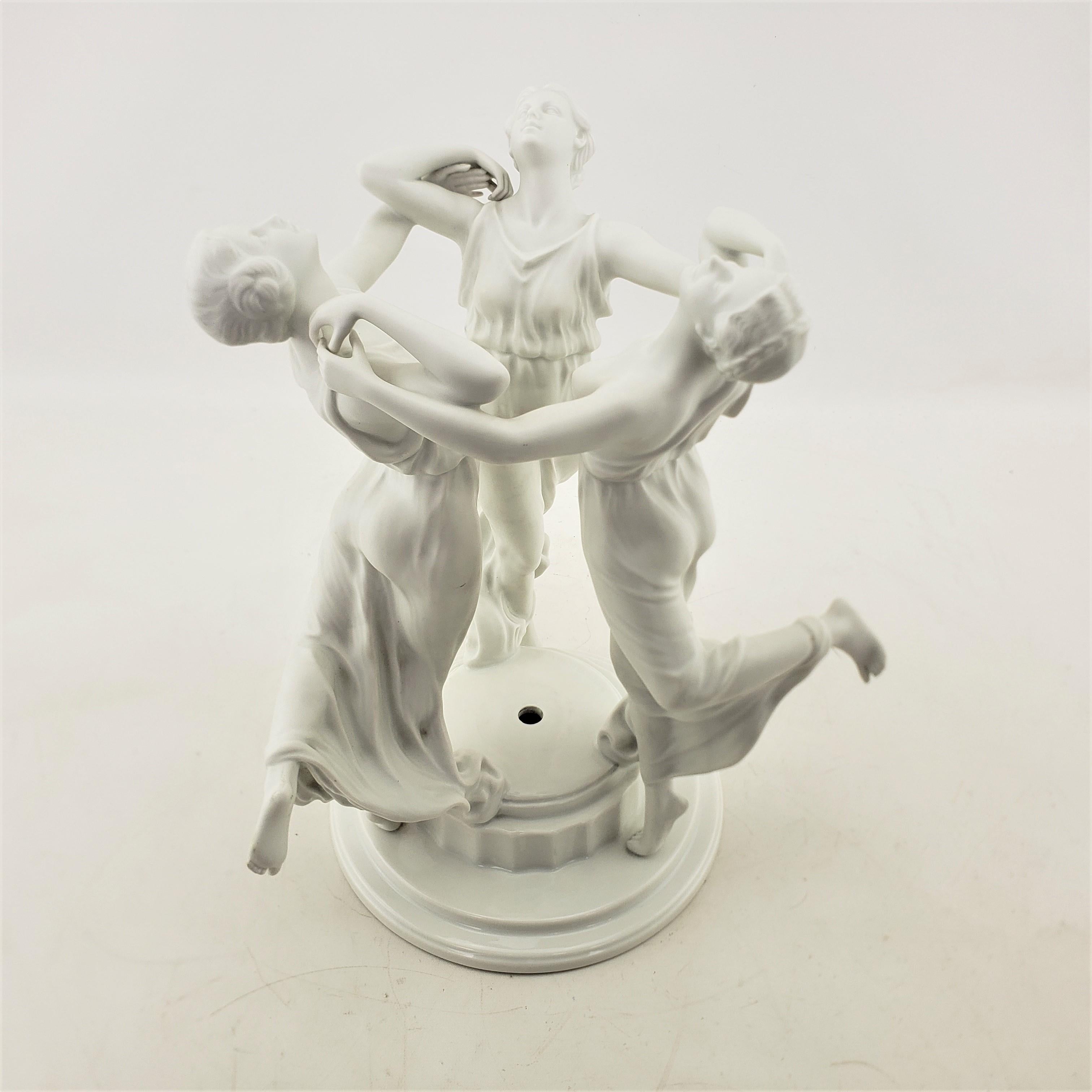 Karl Himmelstoss Antique Rosenthal 'Three Graces' Porcelain Sculptural ...