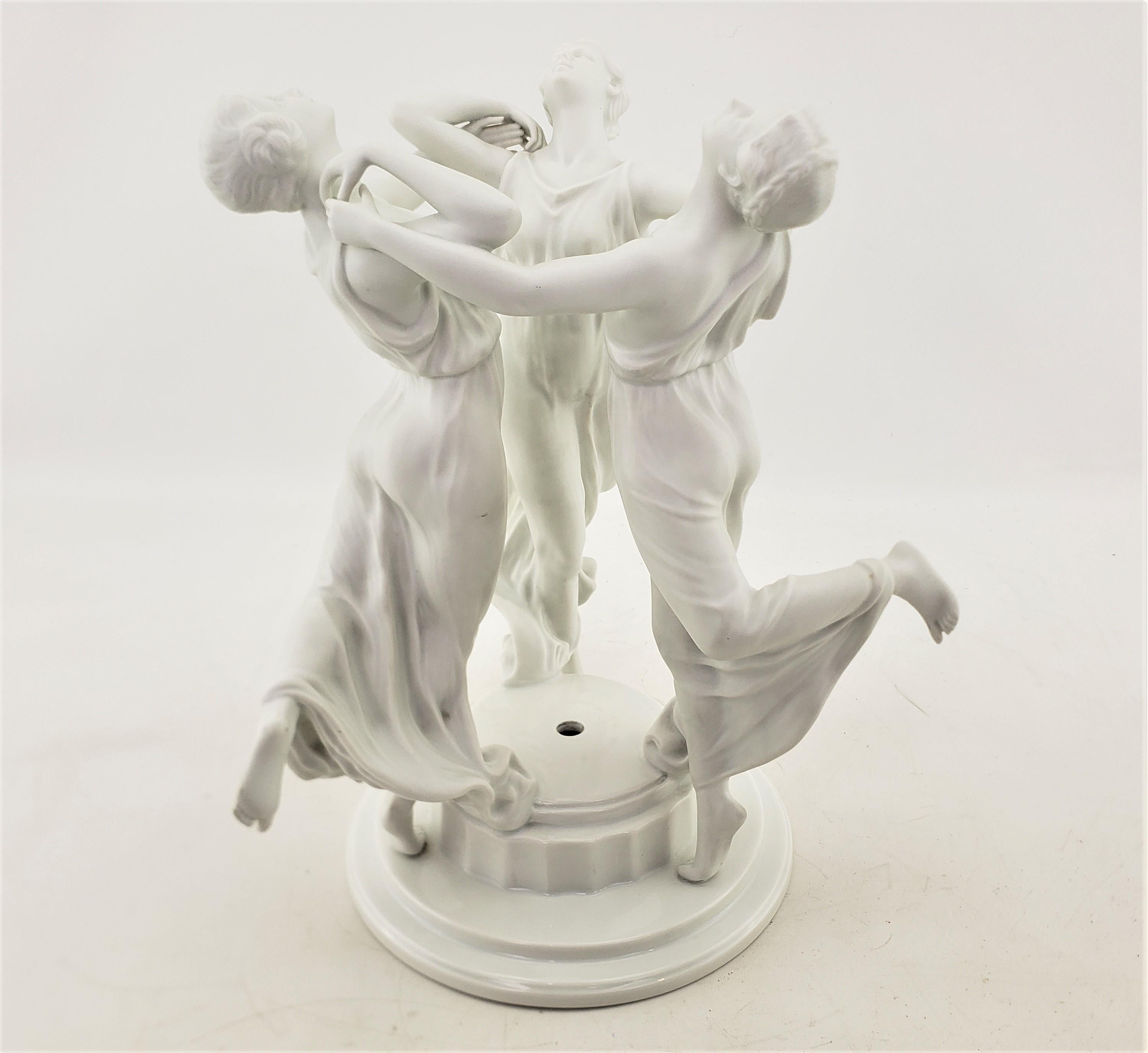Karl Himmelstoss Antique Rosenthal 'Three Graces' Porcelain Sculptural ...