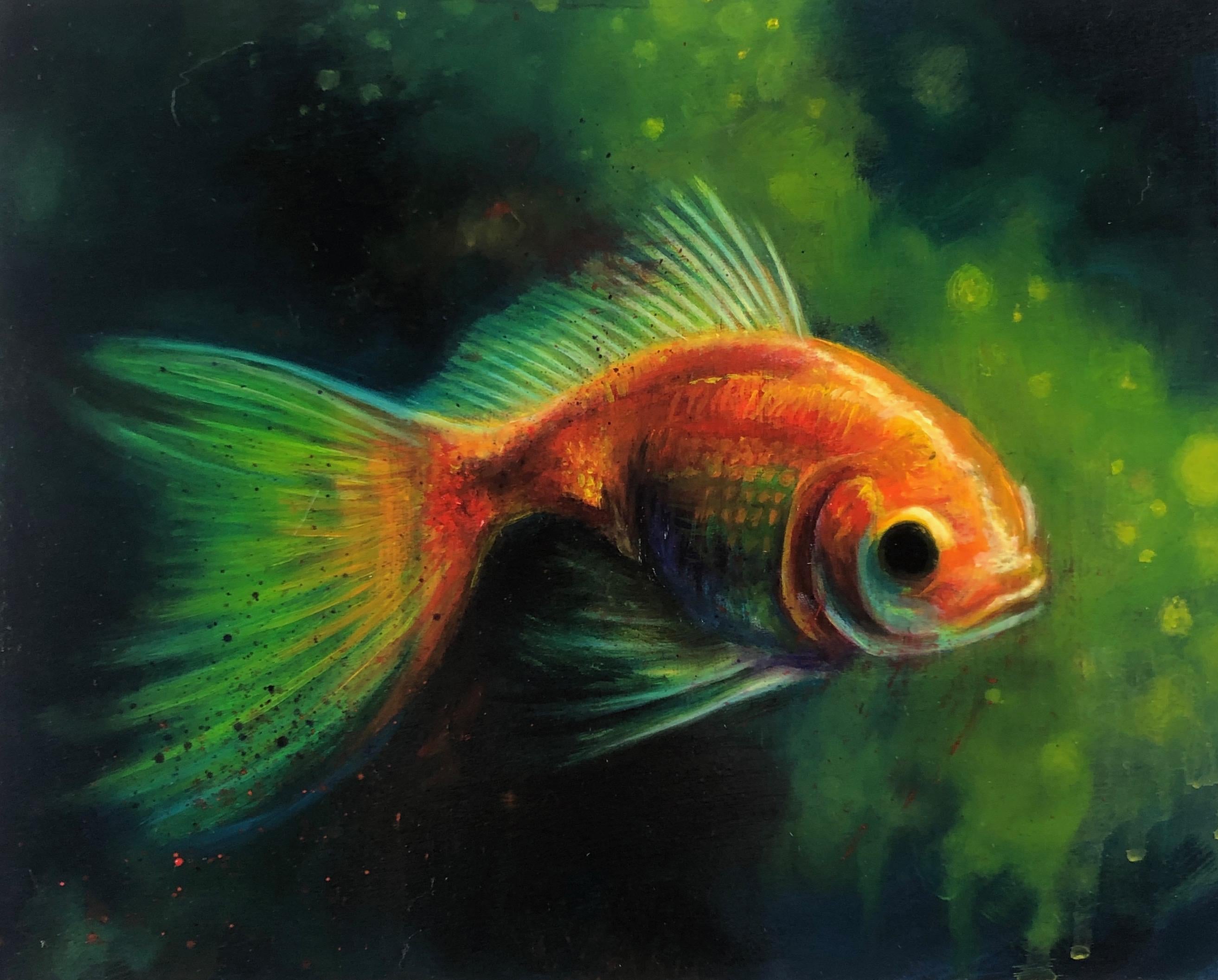 Karl Jahnke - "Jerry" by Karl Jahnke, Oil and Acrylic Original Painting ...