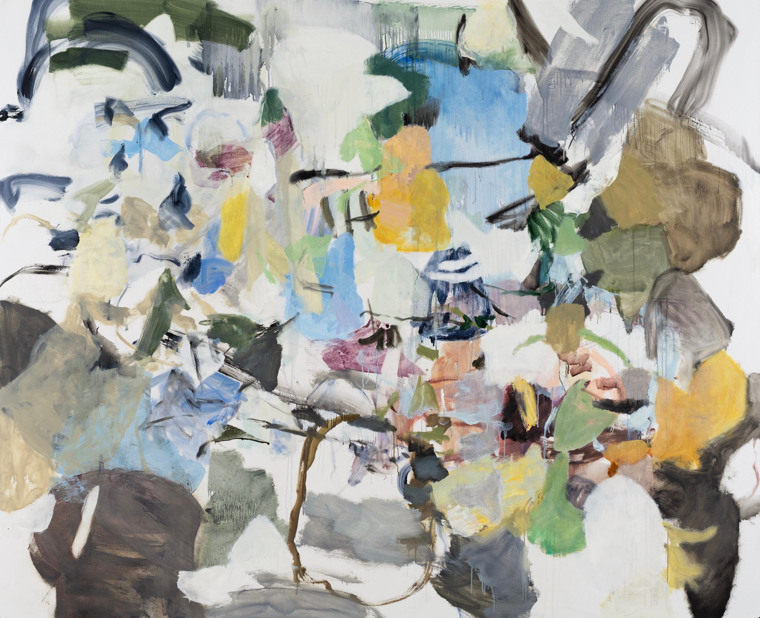 Karl Pilato - Small secrets - abstract landscape oil painting in earth ...