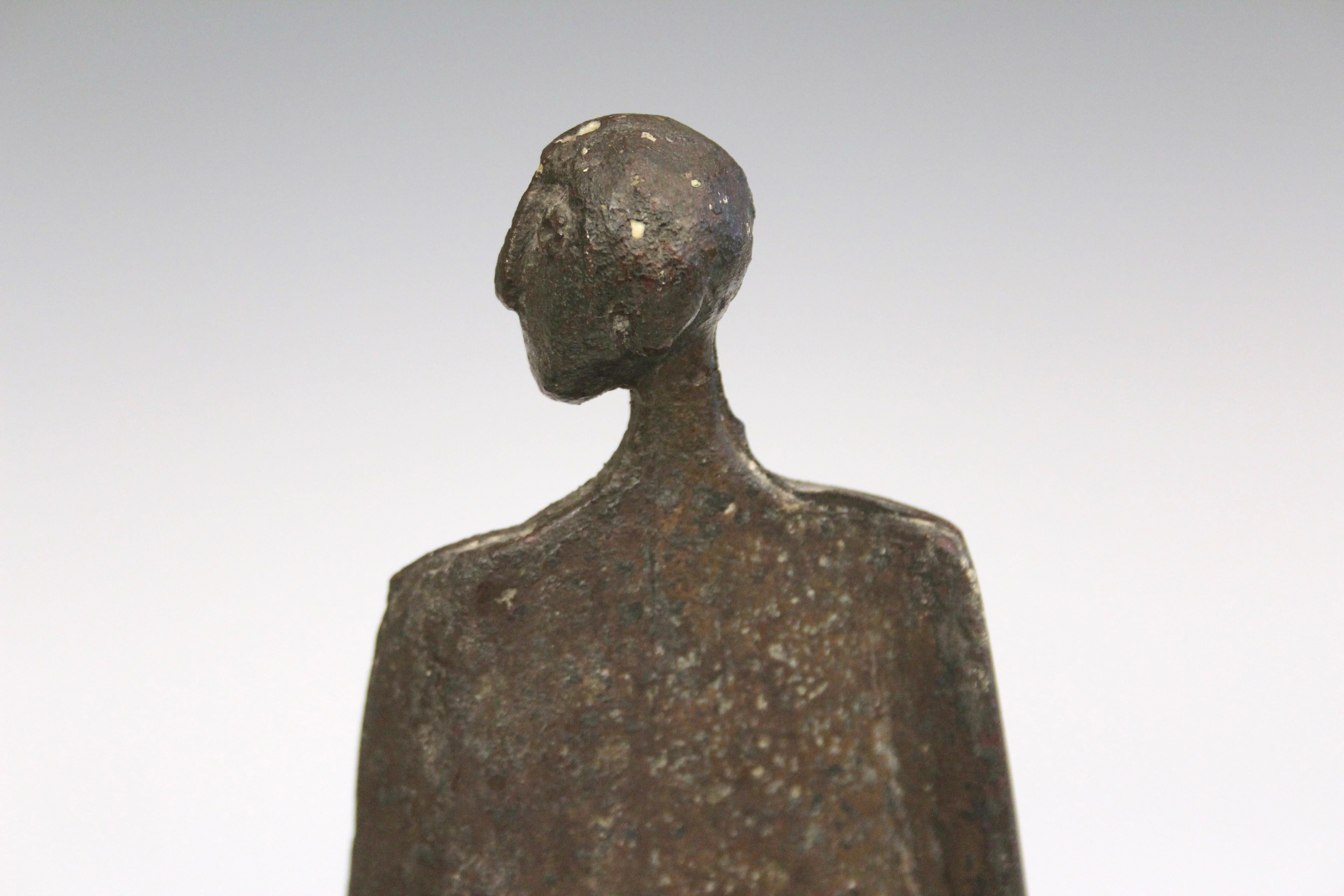 Karl Reidel Bronze Figure Sculpture German Mid-Century Signed Dated ...