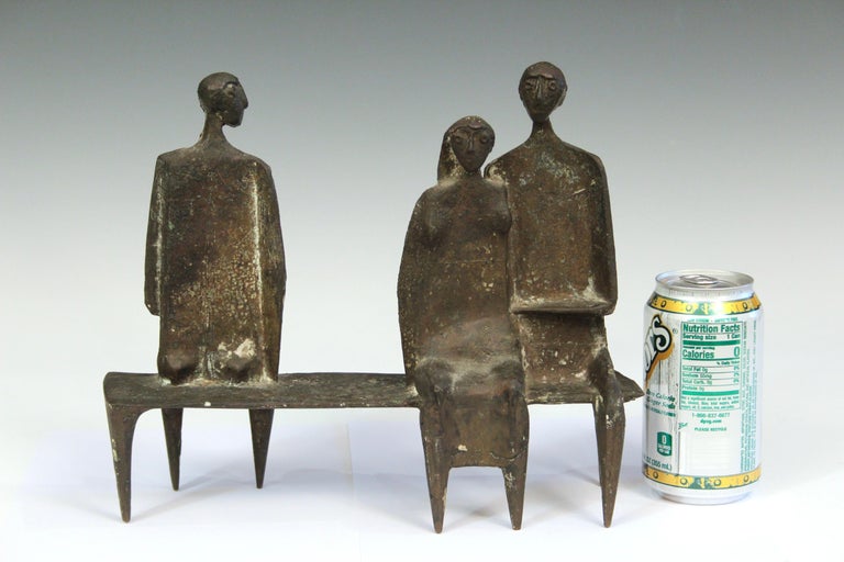 Karl Reidel Bronze Figure Sculpture German Mid-Century Signed Dated ...