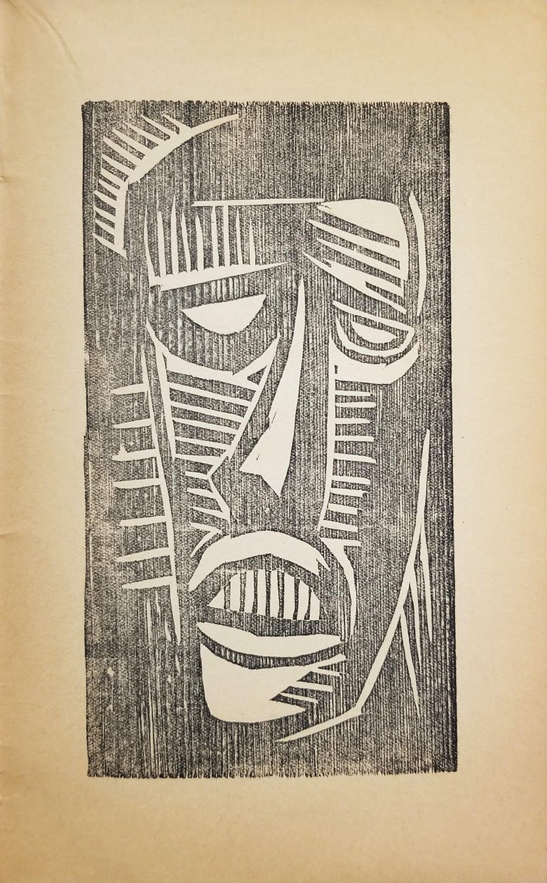 Karl Schmidt-Rottluff - Männlicher Kopf von vorn (Male Head from the ...