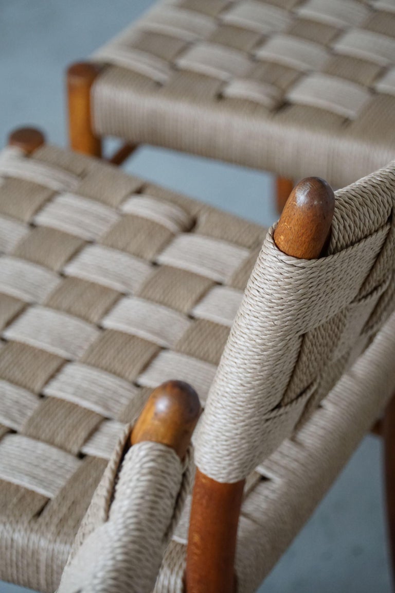 Karl Schrøder, Set of 8 Dining Chairs for Fritz Hansen, Model 1462 and ...