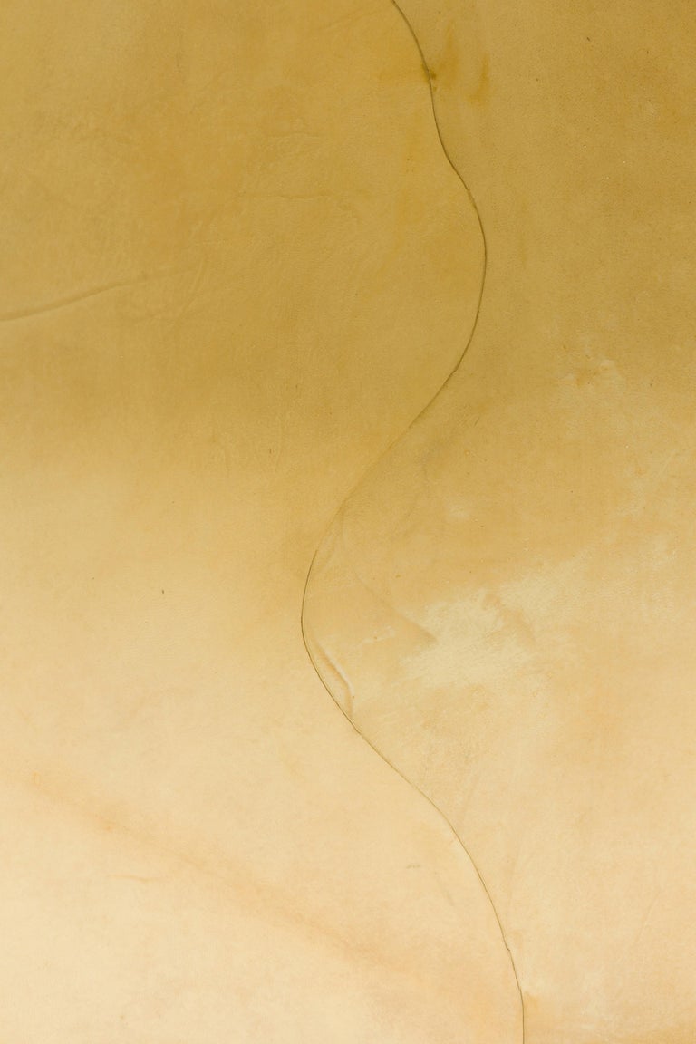 Karl Springer American Modern Oval Parchment Dining Table For Sale at ...