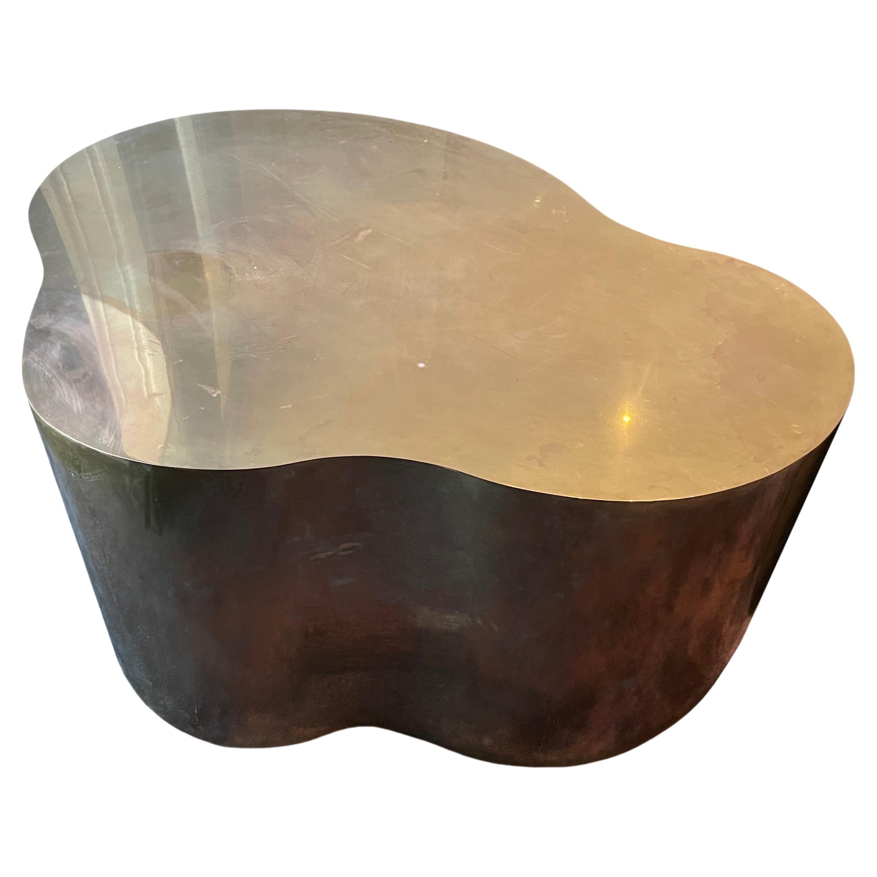 Rare Set of Hand Painted Karl Springer Freeform Tables at 1stDibs