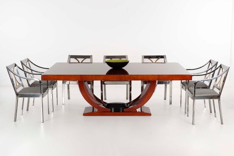 Karl Springer Dining Table for 10 For Sale at 1stDibs