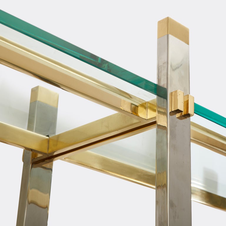 Karl Springer style Etagere For Sale at 1stDibs