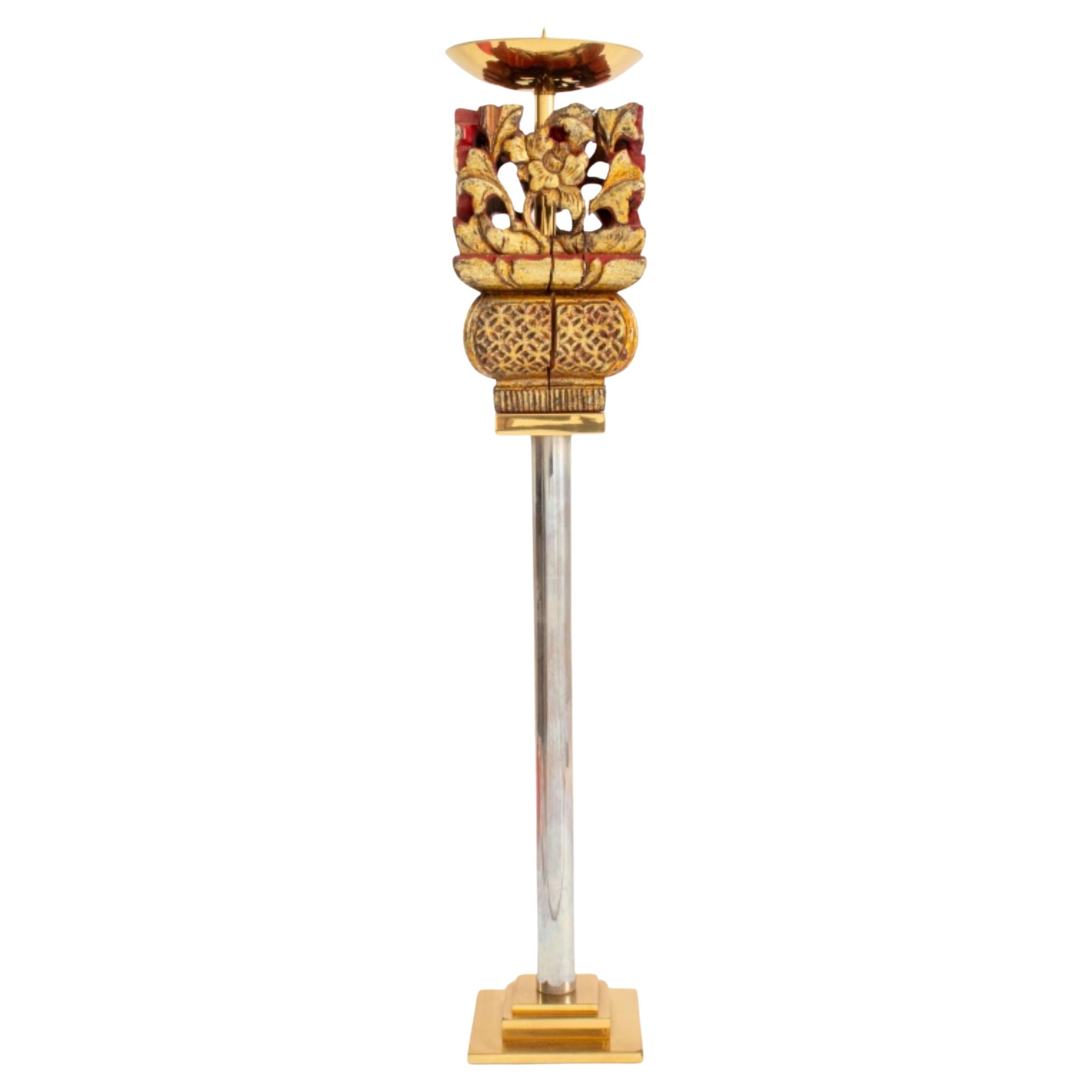 Karl Springer Giltmetal Bird on Lucite Stand For Sale at 1stDibs