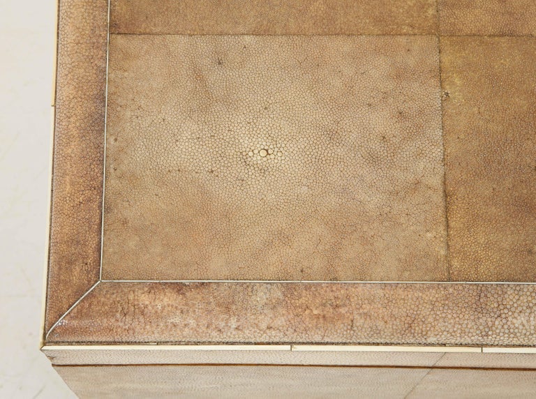 Karl Springer "Kyoto" Shagreen Box For Sale at 1stDibs