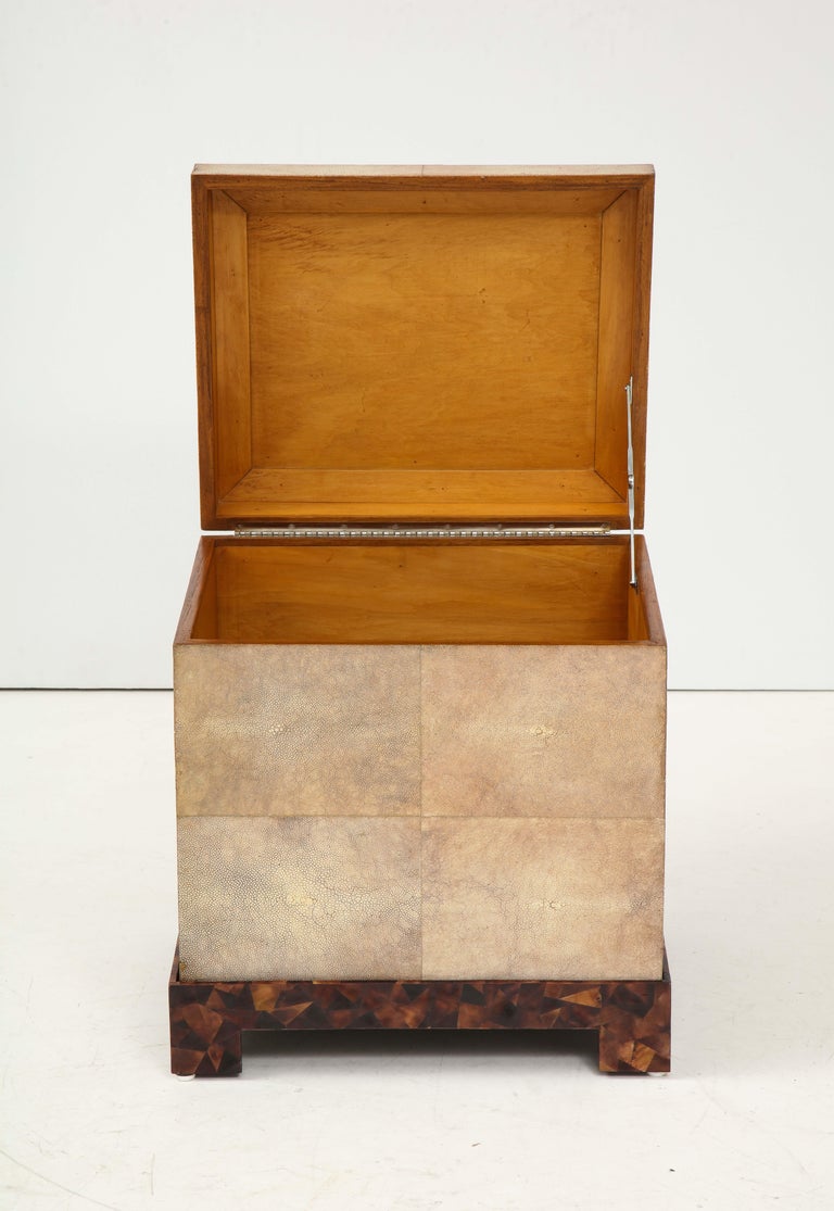 Karl Springer "Kyoto" Shagreen Box For Sale at 1stDibs