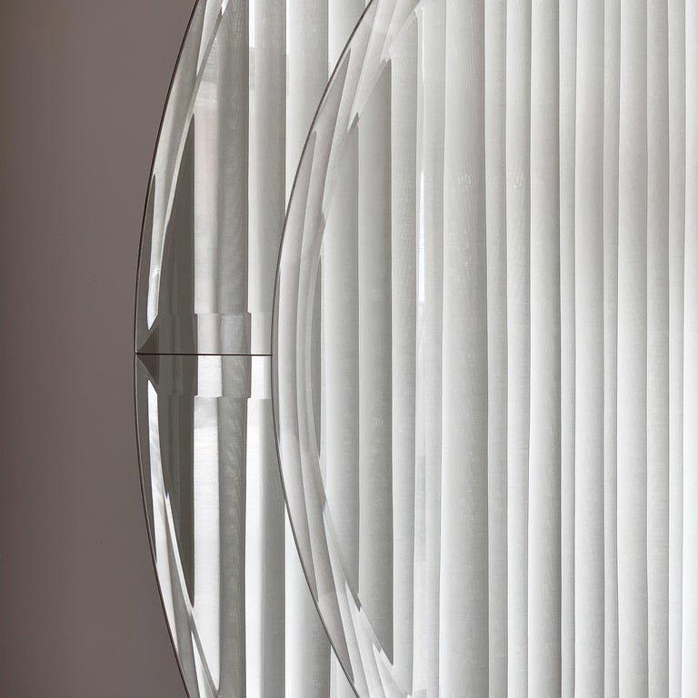 Karl Springer Large Saturn Wall Mirror at 1stDibs