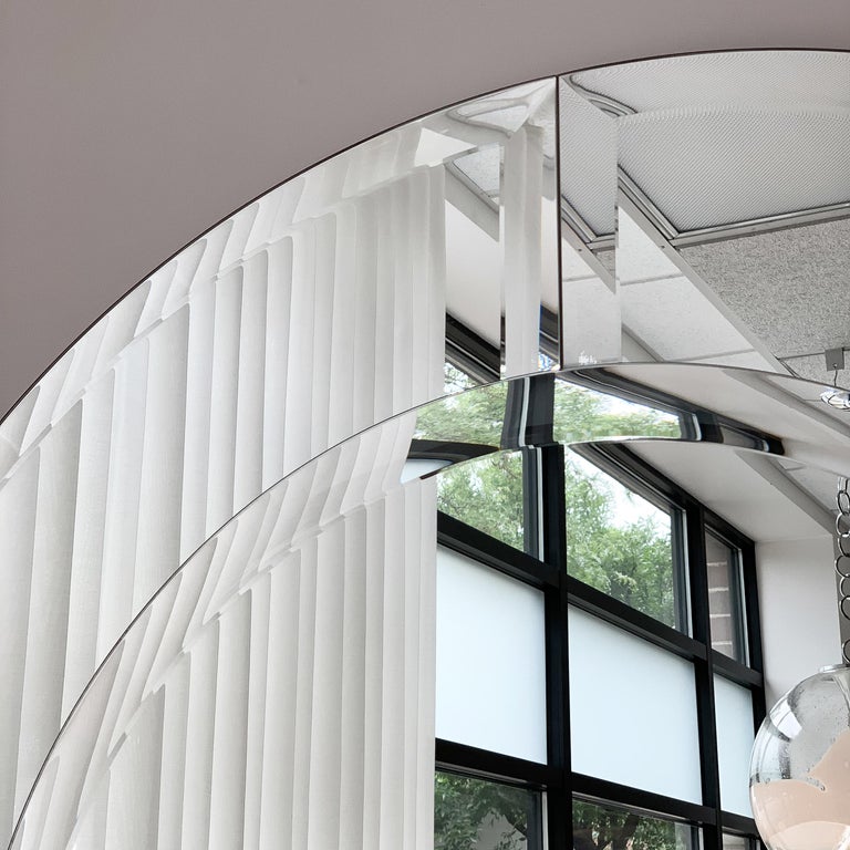 Karl Springer Large Saturn Wall Mirror at 1stDibs