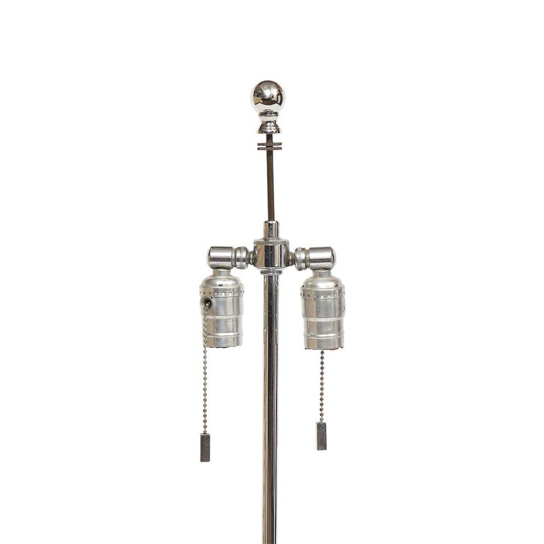 Karl Springer "Metal Ball Lamp" in Polished Chrome 1980s For Sale at ...