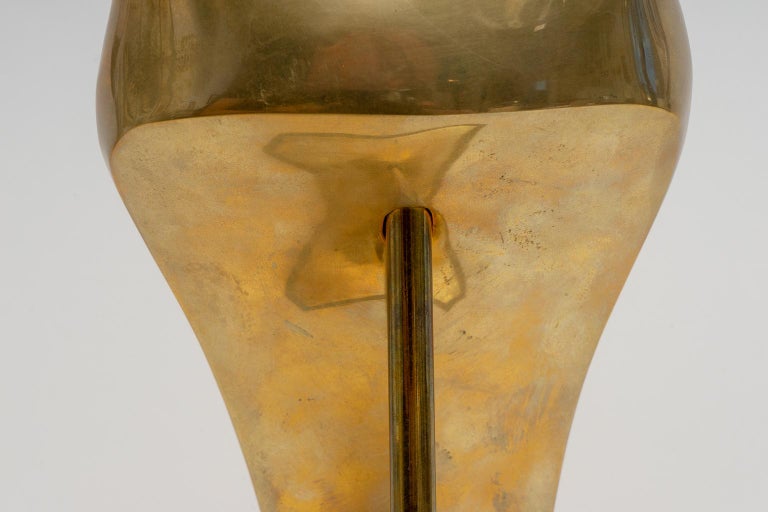 Hollywood Regency Rams Head Figure in Brass and Murano Glass For Sale ...