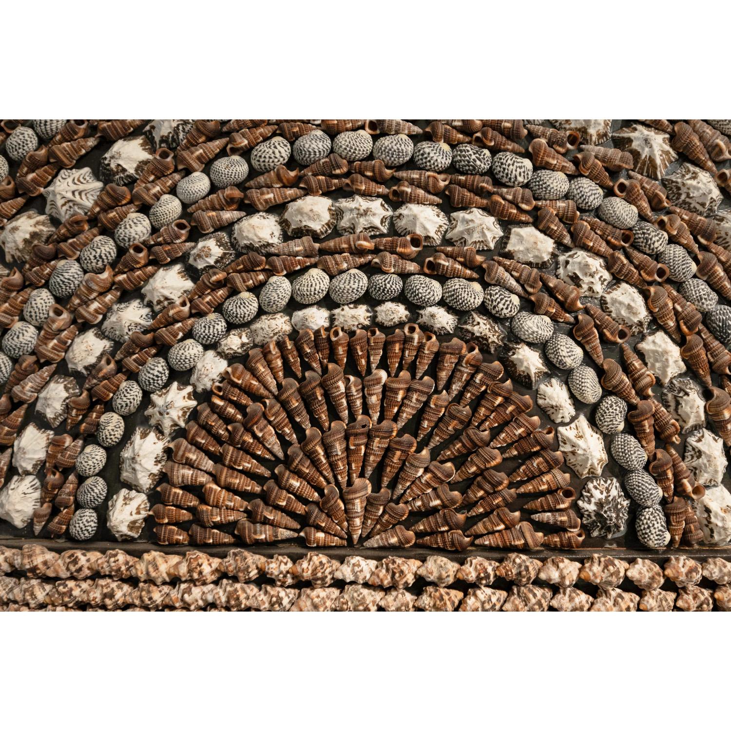 Karl Springer Rare and Exceptional Large Sea Shell Mirror 1970s For ...