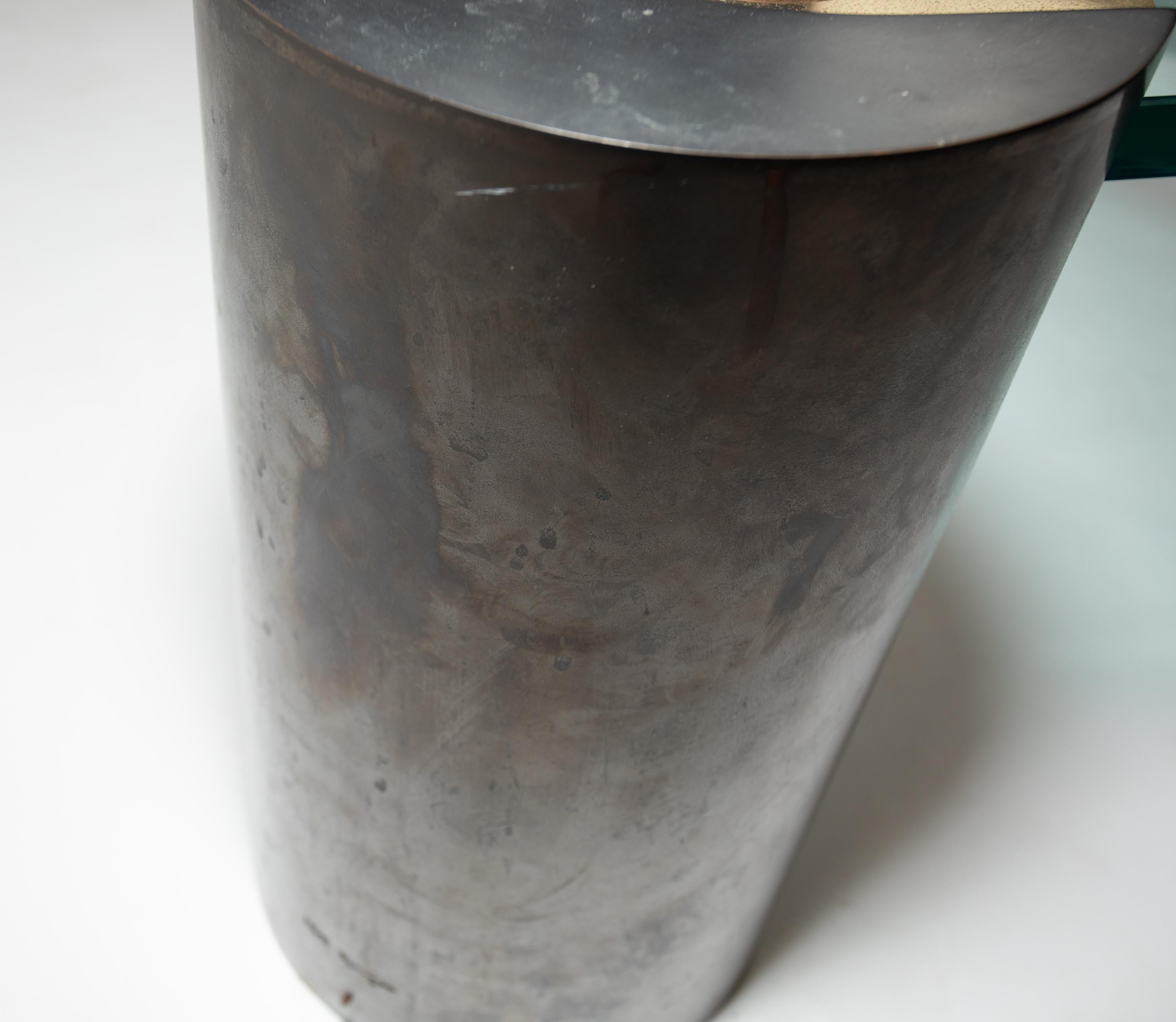 Karl Springer Sculpture Leg Table For Sale at 1stDibs