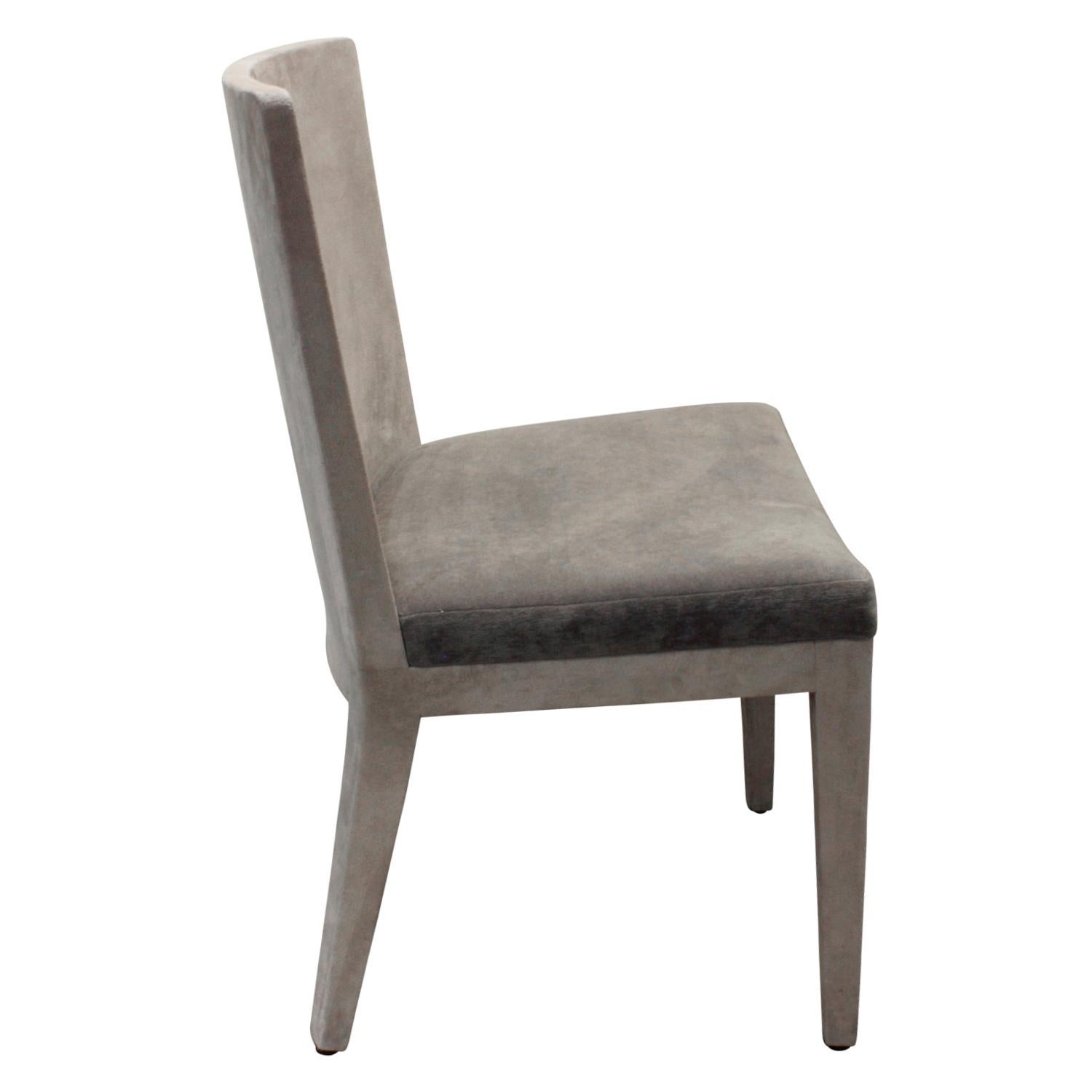 Karl Springer Set of 12 JMF Dining Chairs, 1970s at 1stDibs