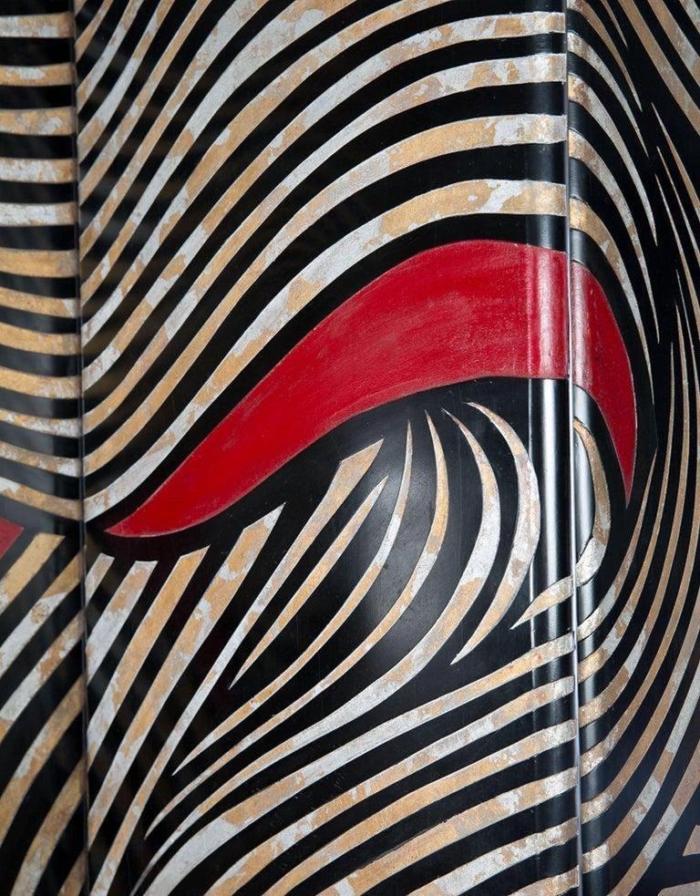 Karl Springer Six Panel Coromandel Screen For Sale at 1stDibs