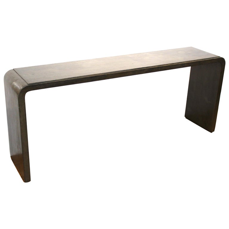 Karl Springer Style Modern Lacquered Console Table at 1stDibs | karl ...