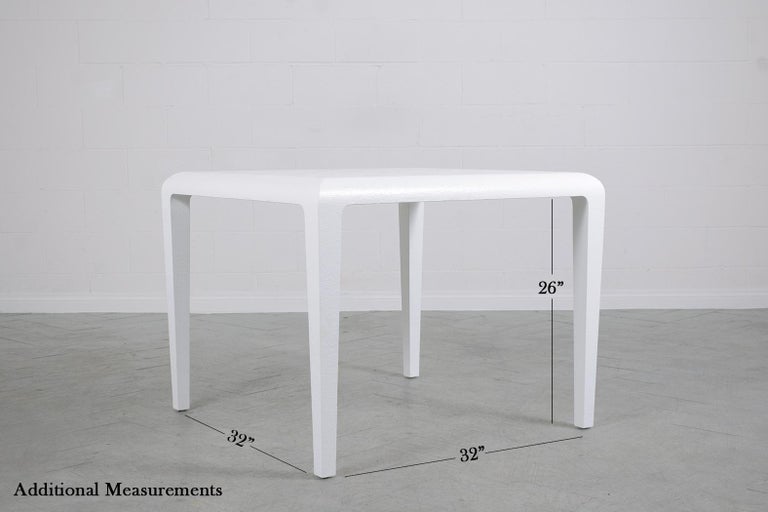 Karl Springer Style Table For Sale at 1stDibs