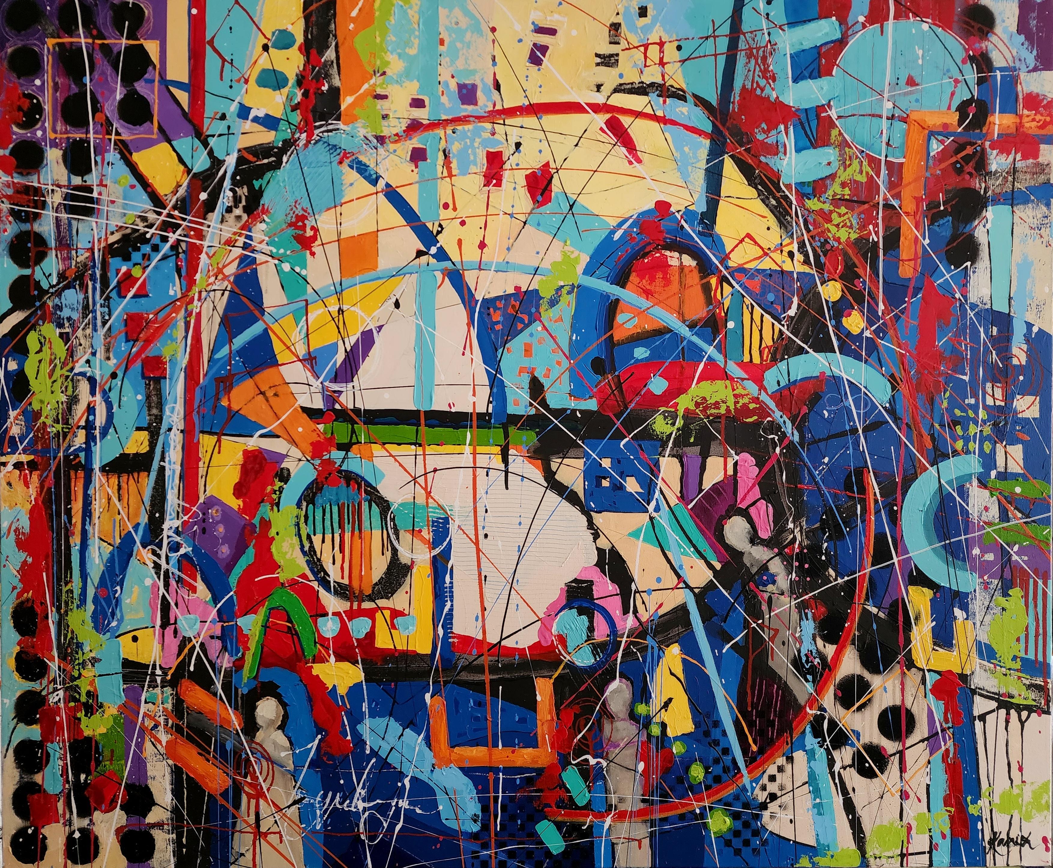 Karnish Art - Absolute Wealth - Large Contemporary Abstract Maximalism ...