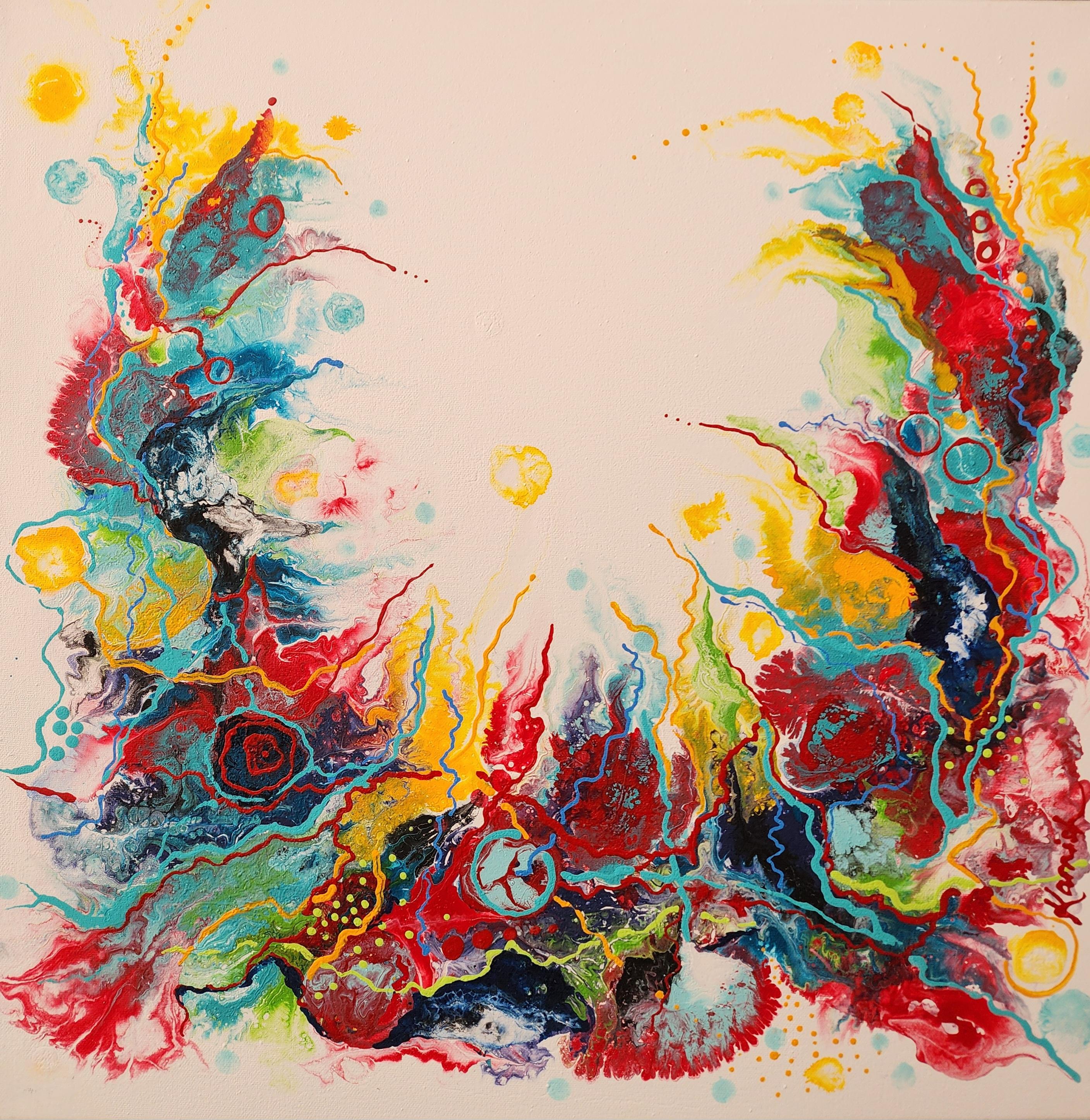 Karnish Art - Festival of Joy - Abstract Expressionism Maximalis ...