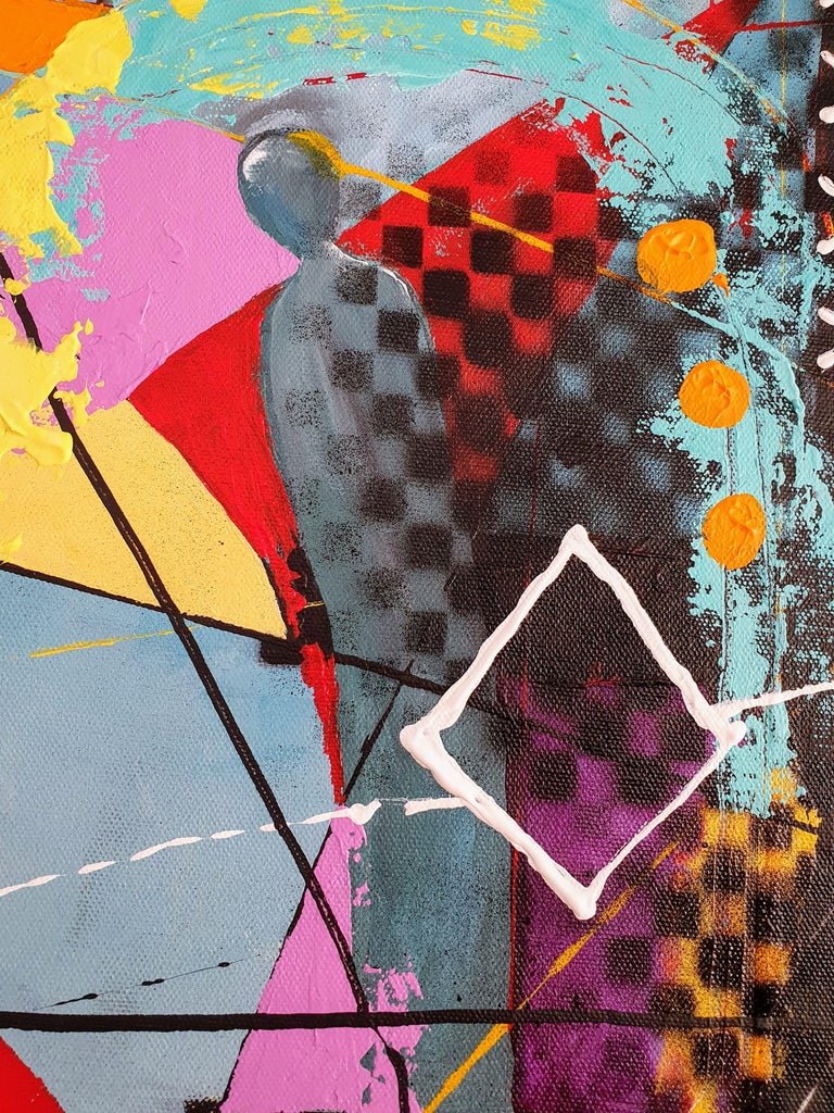 Karnish Art - The Guardians of Courage - Extra large expressionistic ...