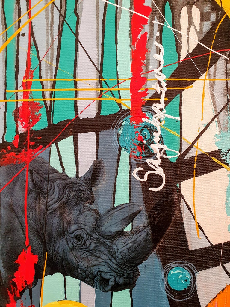 Karnish Art - The Guardians of Courage - Extra large expressionistic ...