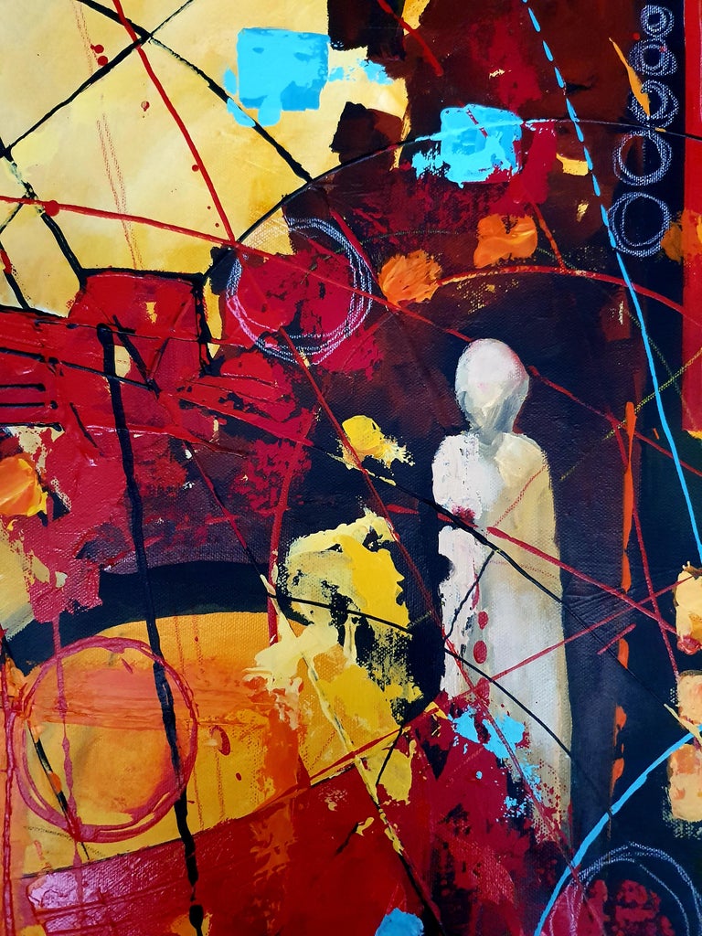 Karnish Art - The Guardians of Enigma - Large Expressionist artwork in ...