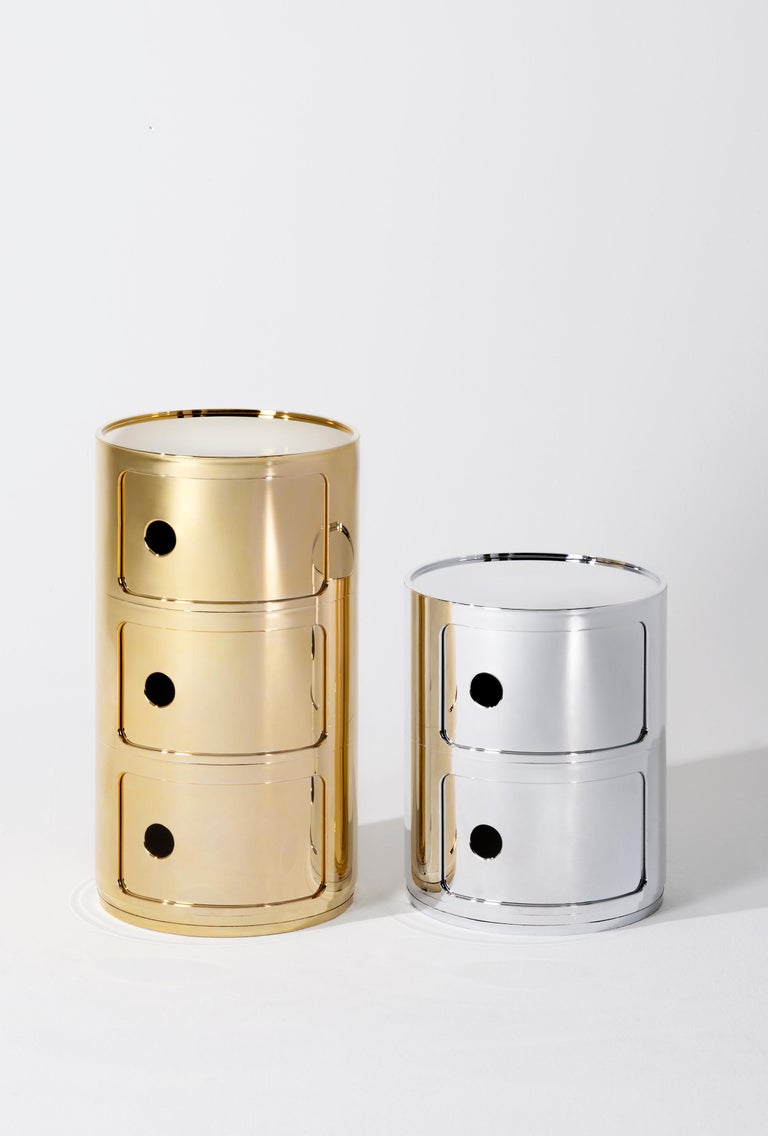 Kartell Componibili 3-Tier Drawer in Copper by Anna Castelli Ferrieri ...
