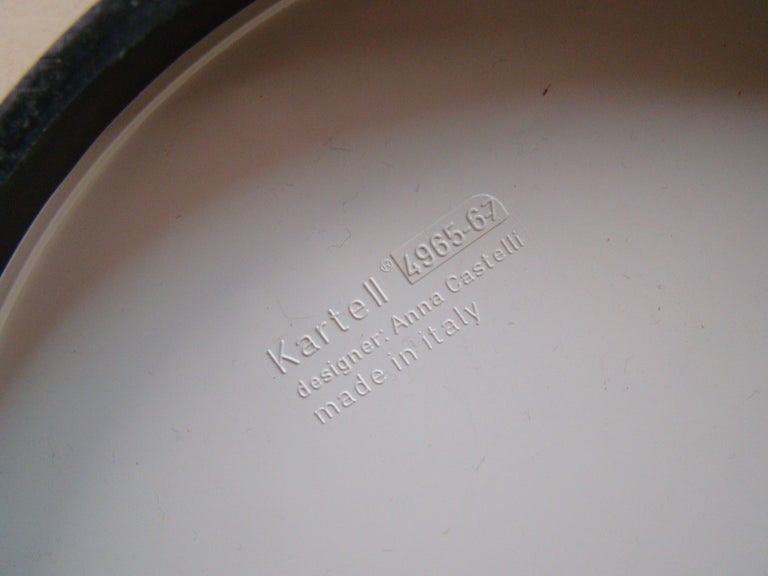 Kartell "Componibili" Round 2-Section Stacking Storage Unit in White ...