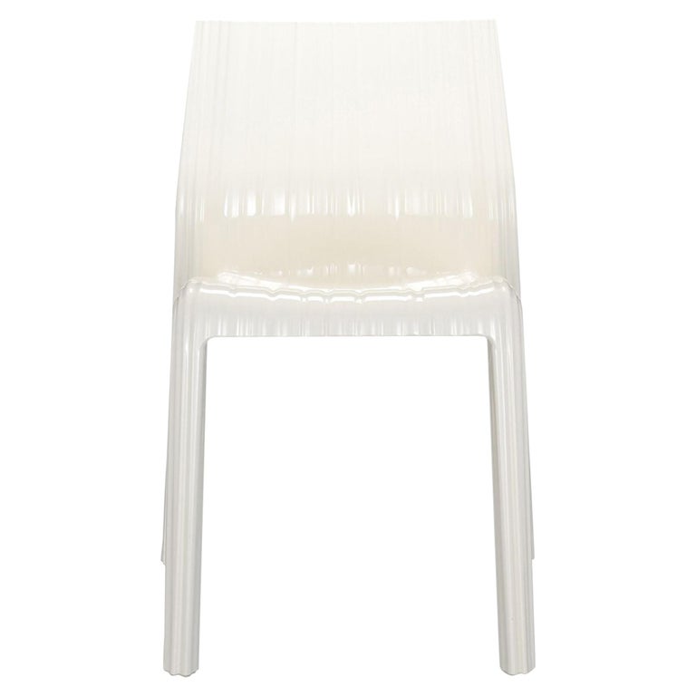 Kartell Frilly Chair in Glossy White by Patricia Urquiola For Sale at ...