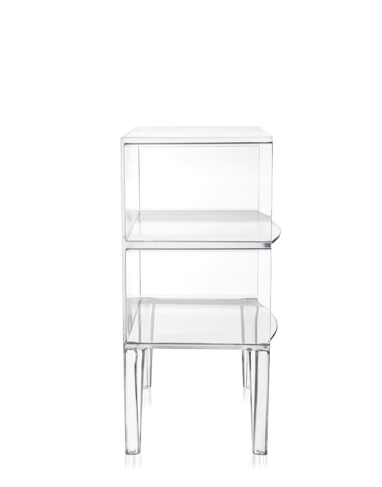 Kartell Ghost Buster Commode in Crystal by Philippe Starck and Eugeni ...