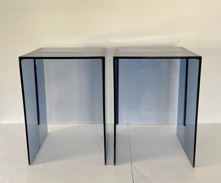 Kartell Max-Beam Modern Acrylic Side Tables by Ludovica + Roberto ...