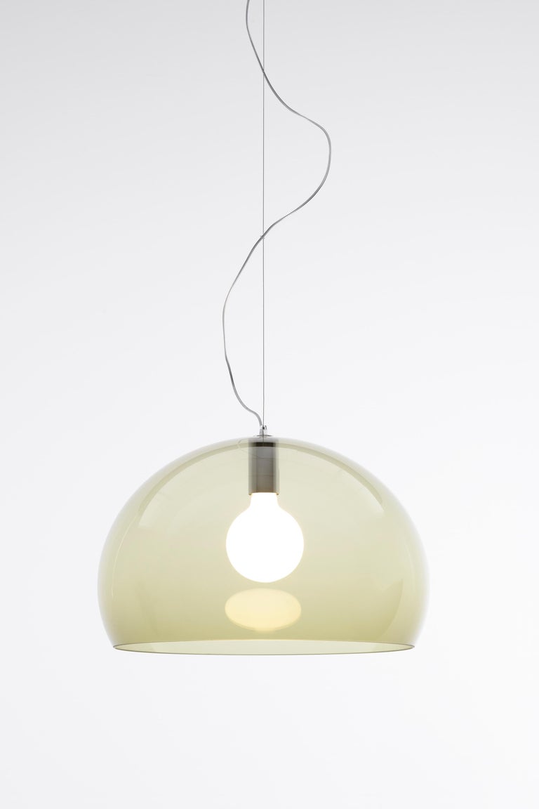 Kartell Medium FL/Y Pendant Light in Cola by Ferruccio Laviani For Sale ...
