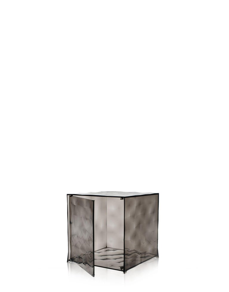 Kartell Optic Cube in Smoke by Patrick Jouin For Sale at 1stDibs