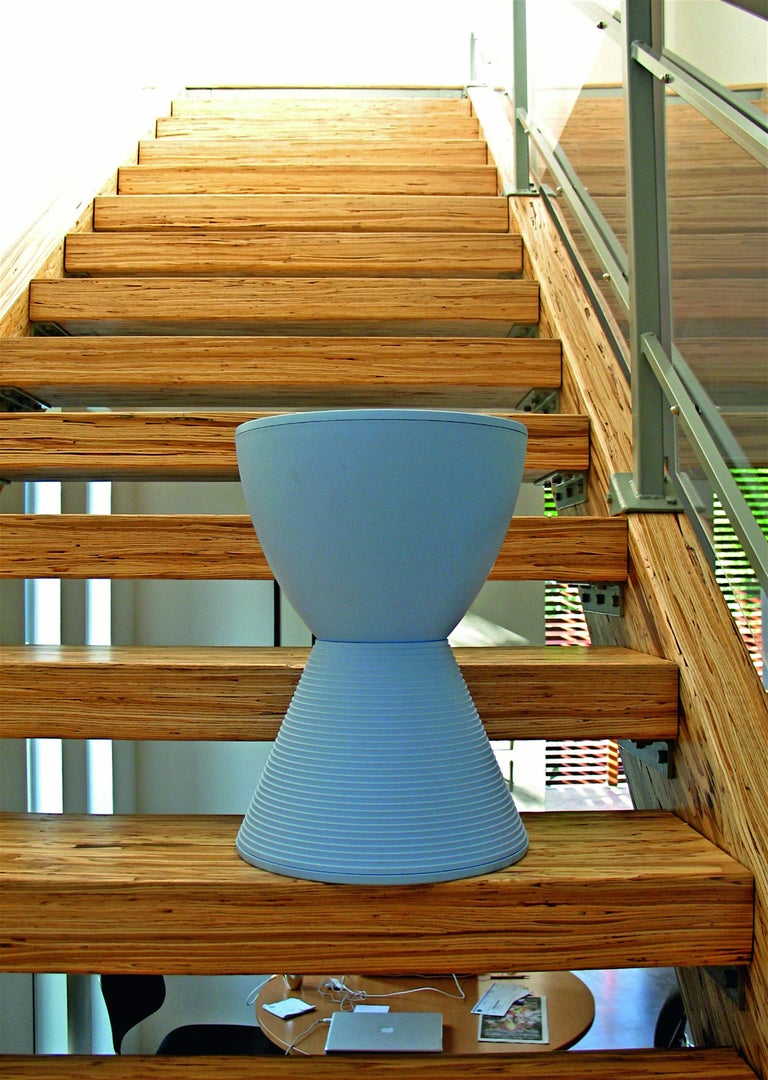 Kartell Prince Aha Stool in Lavender Grey by Philippe Starck For Sale ...