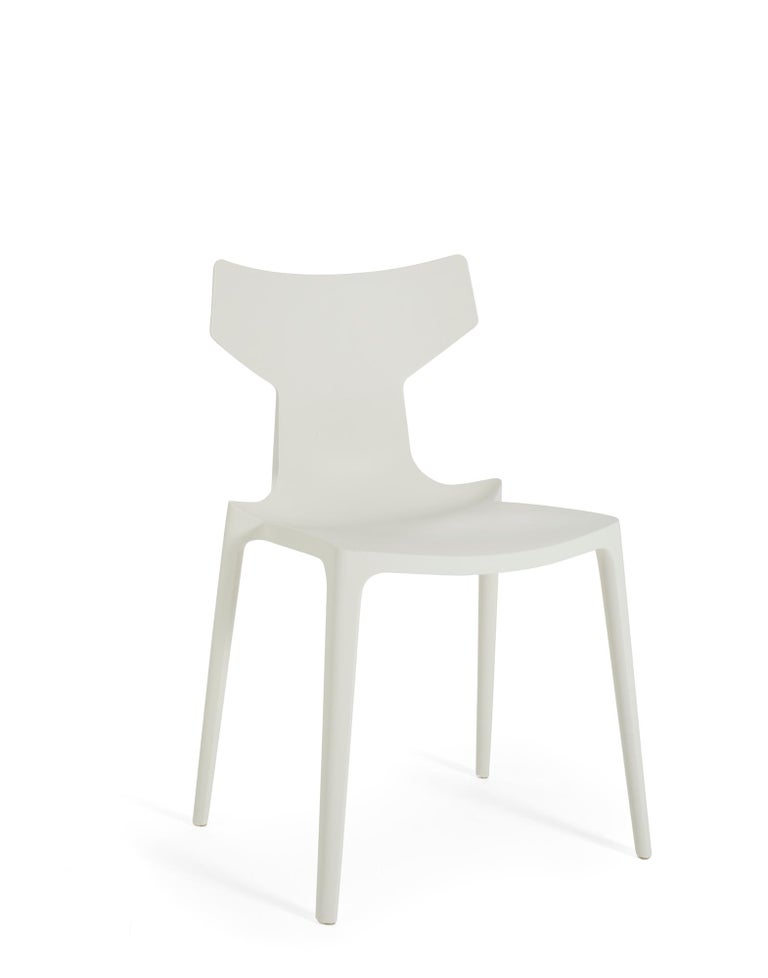 Set of 2 Kartell Re-Chair in Blanco by Antonio Citterio For Sale at 1stDibs