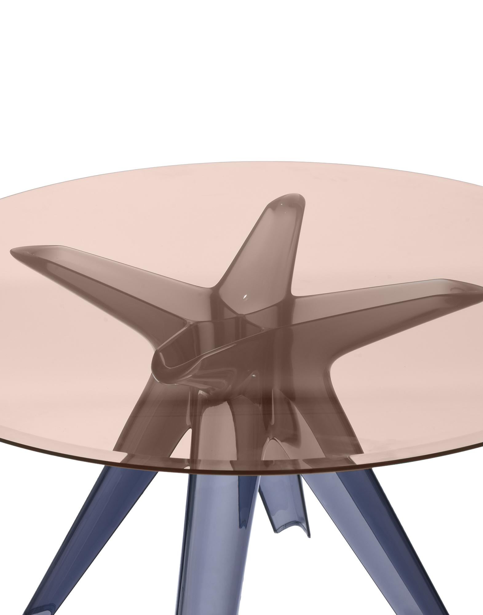 Kartell Sir Gio Round Coffee Table with Pink Top by Philippe Starck For ...