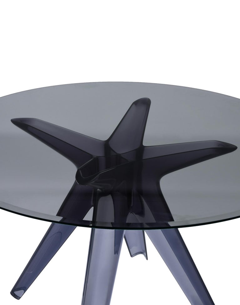 Kartell Sir Gio Round Coffee Table with Smoke Top by Philippe Starck ...