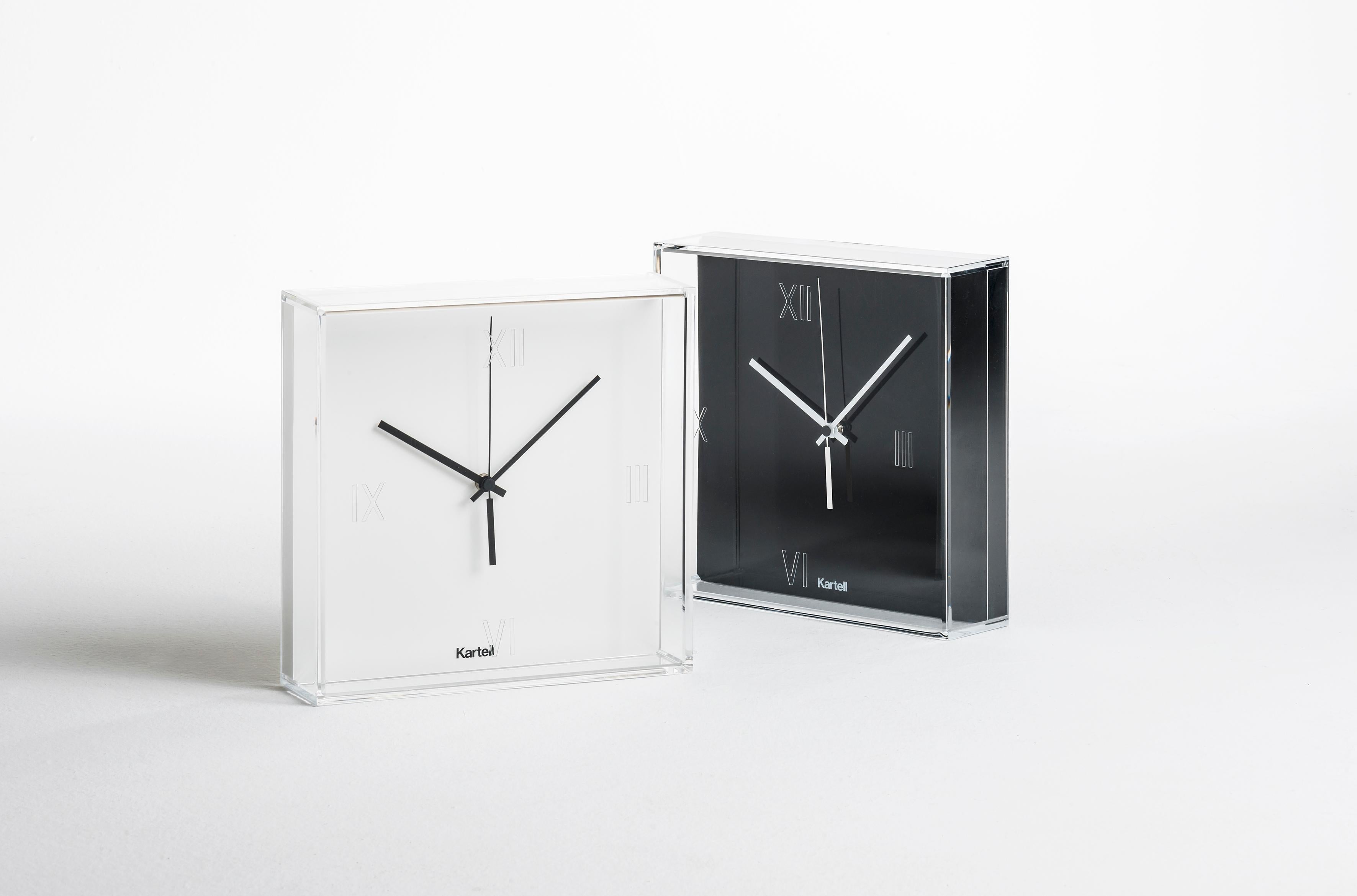 Kartell Tic and Tac Clock in Black by Philippe Starck and Eugeni ...