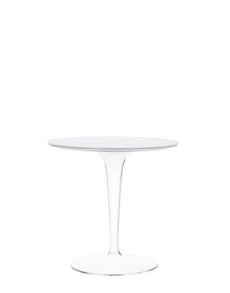 Kartell Tip Top Bar Table in White by Philippe Starck and Eugeni ...